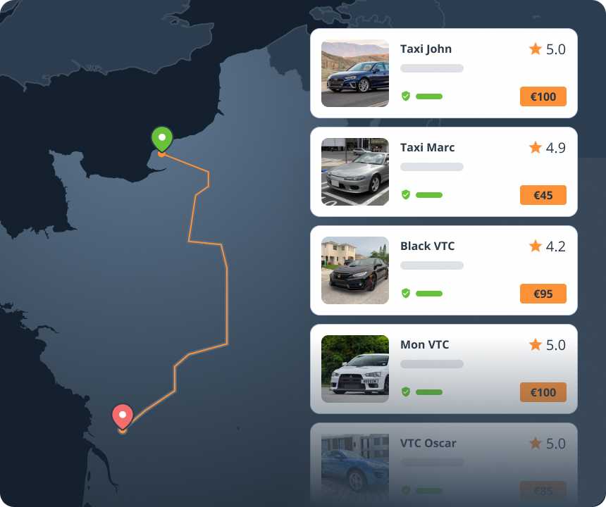 Comparateur Taxi VTC: Jusqu'à 50% d'économies | monTransport